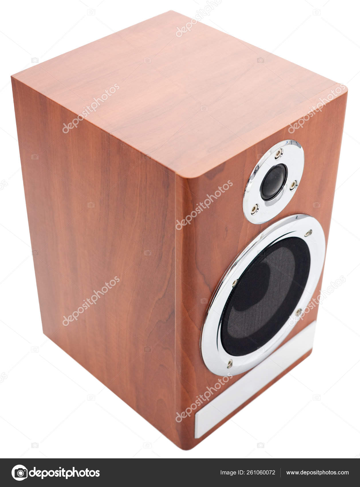 Big Acoustic Speaker White Background Stock Photo by ©YAYImages 261060072