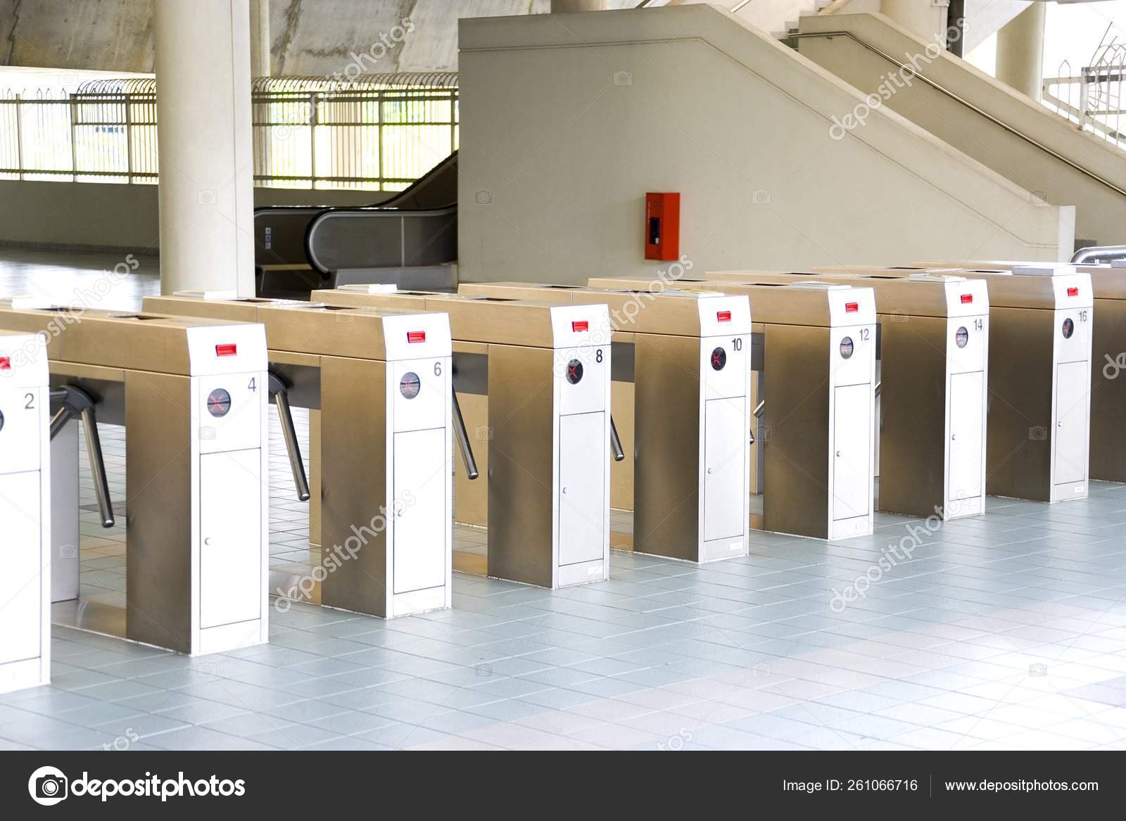 Image Automatic Train Ticket Verification Machines Stock Photo by ©YAYImages 261066716