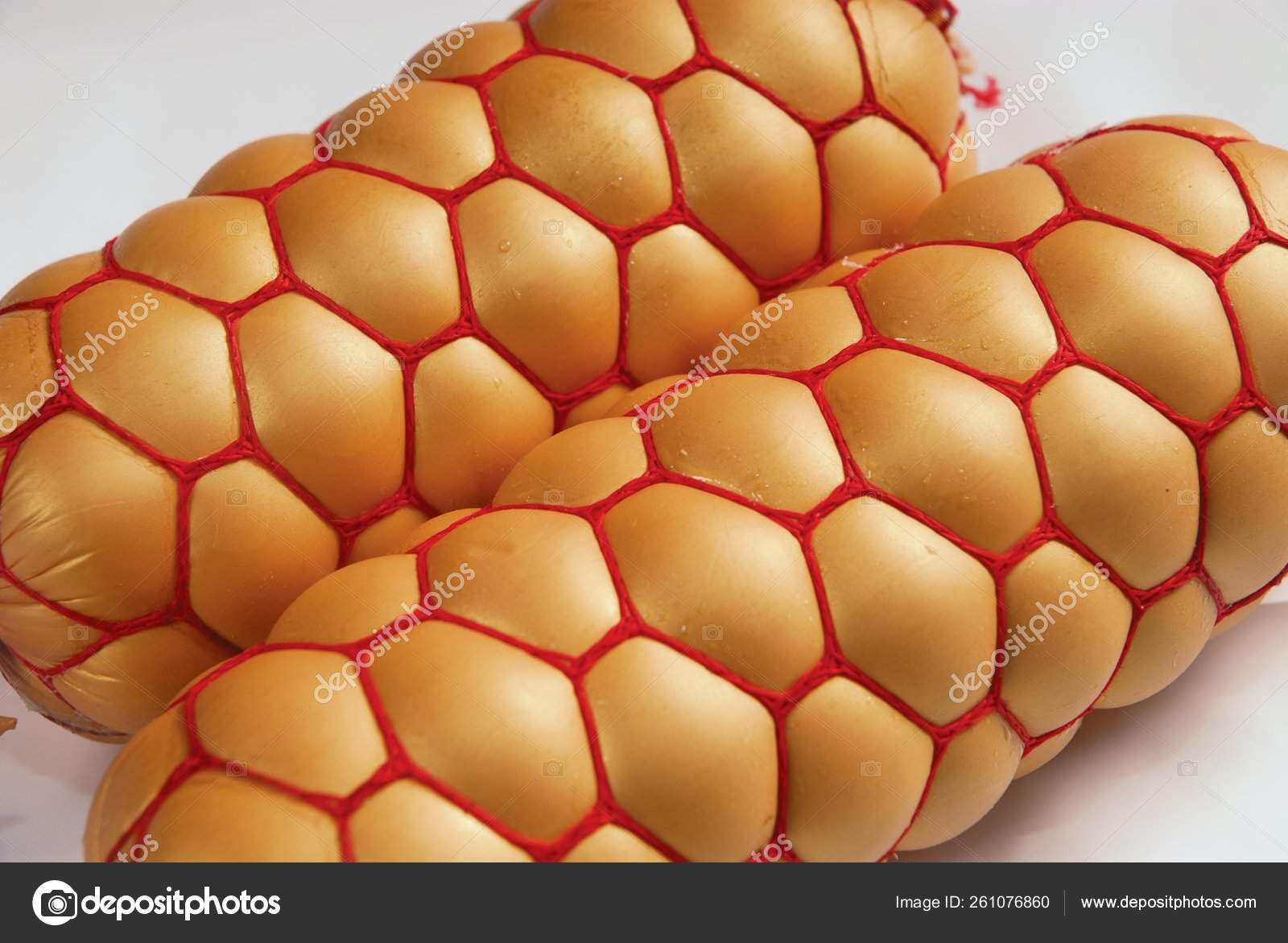 Composition Sausages Different Color Coating Stock Photo by ©YAYImages ...