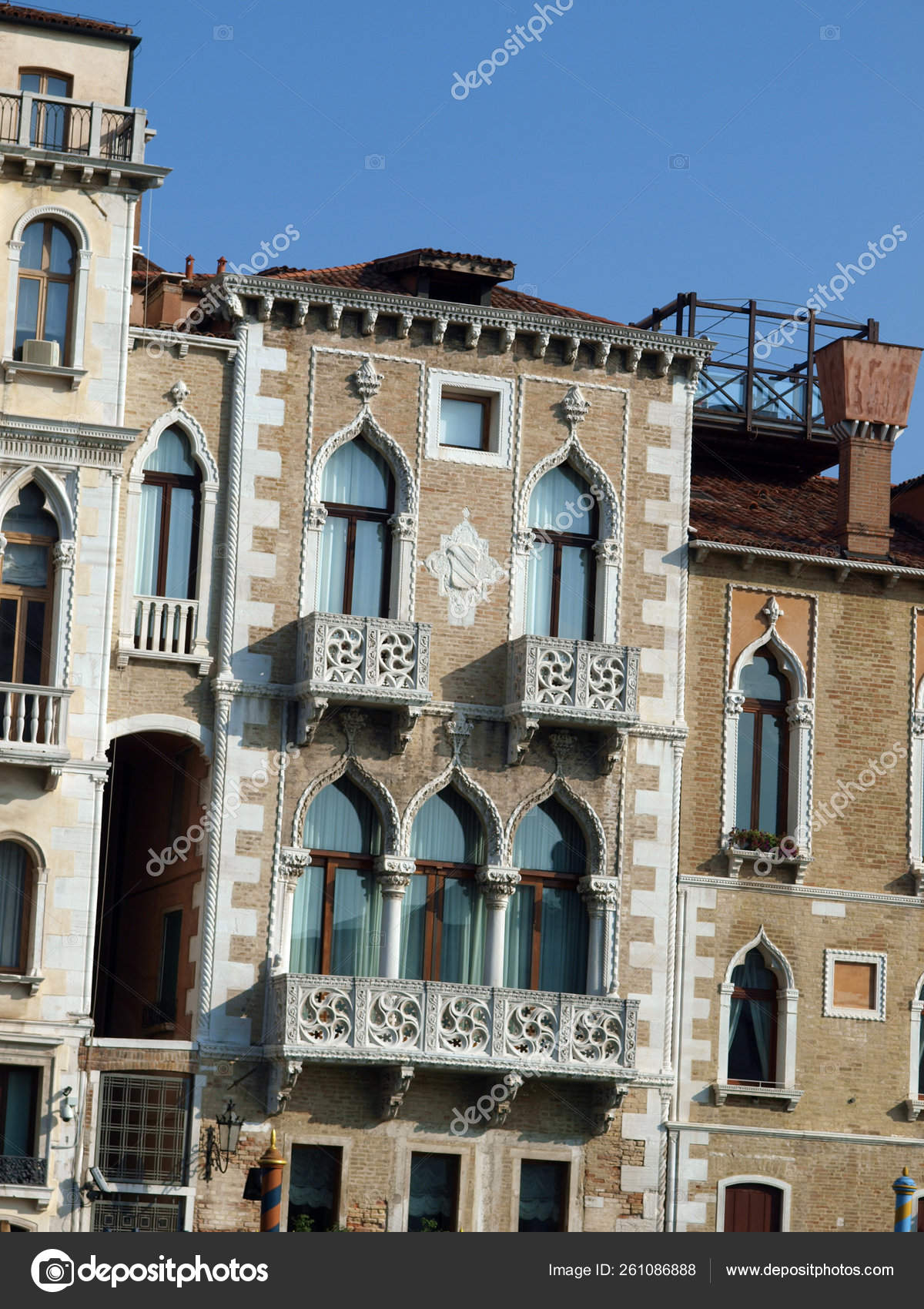 Typical Venetian Scene Windows Venice Italy — Stock Photo © YAYImages ...