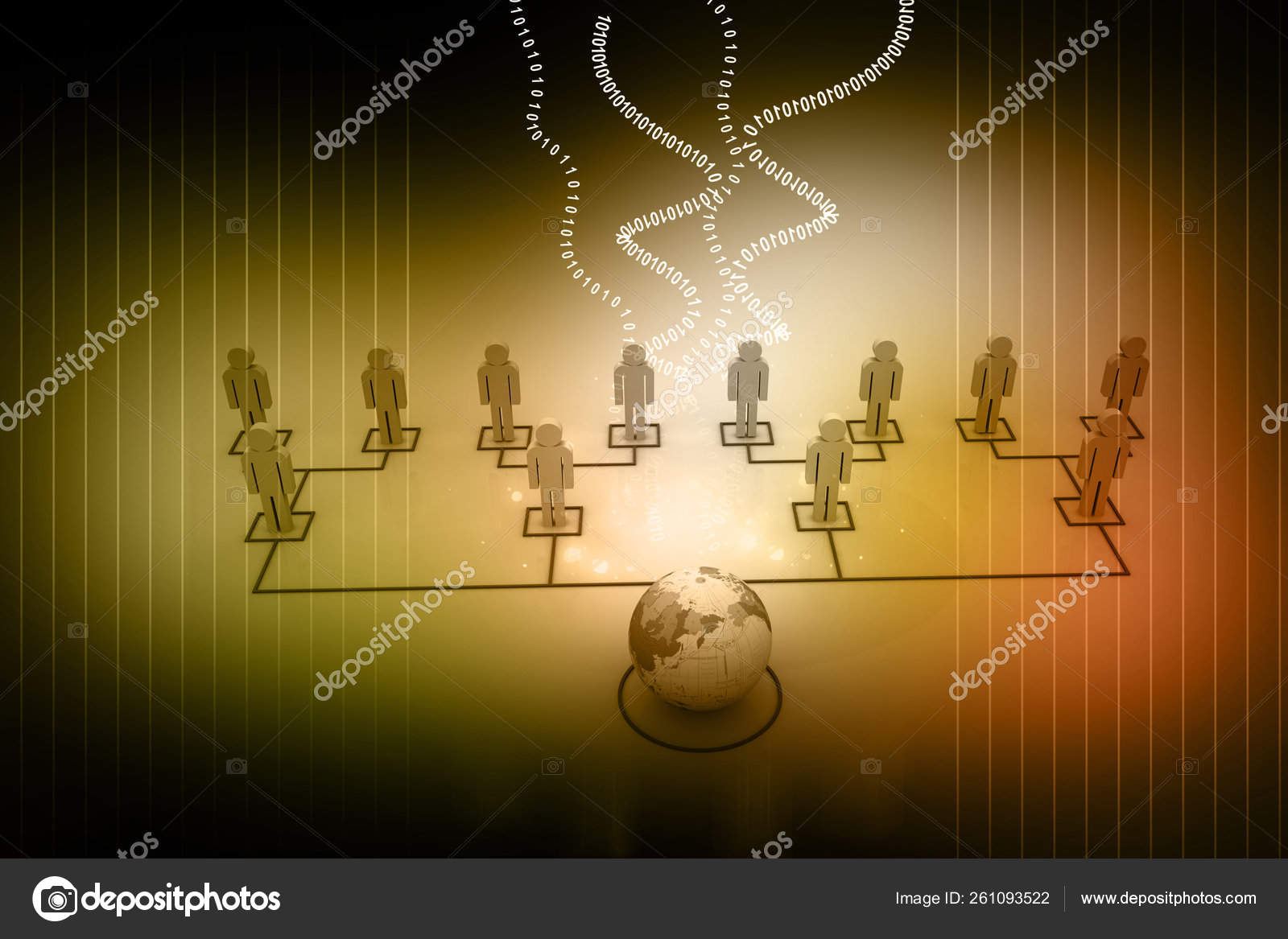 Organization Chart Abstract Background Stock Photo by ©YAYImages 261093522