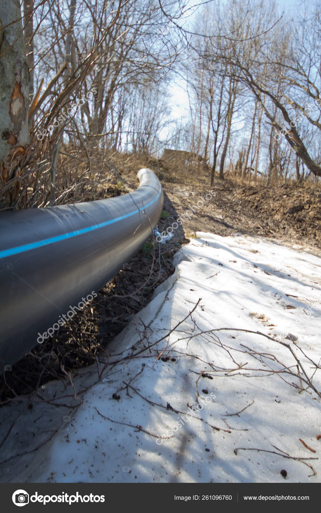 Pipeline Nature Country Stock Photo by ©YAYImages 261096760