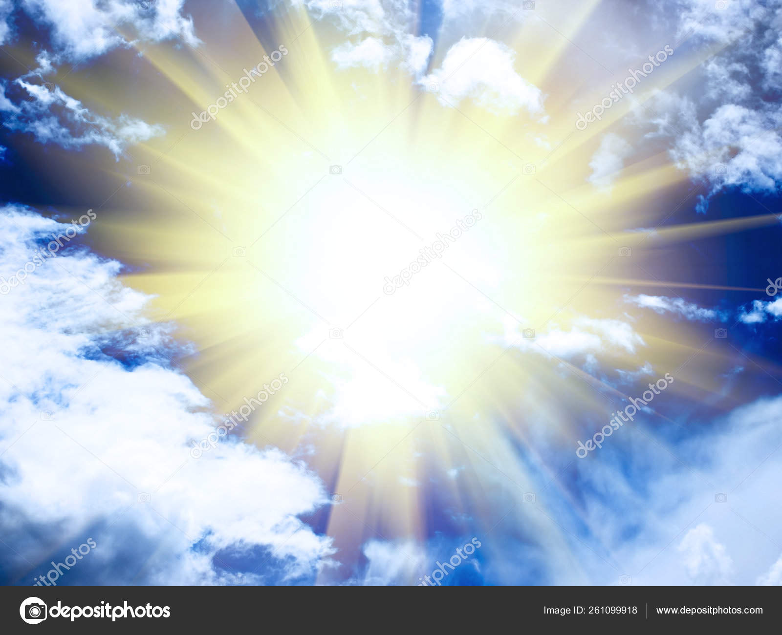 Sunny Sky Background View Stock Photo by ©YAYImages 261099918