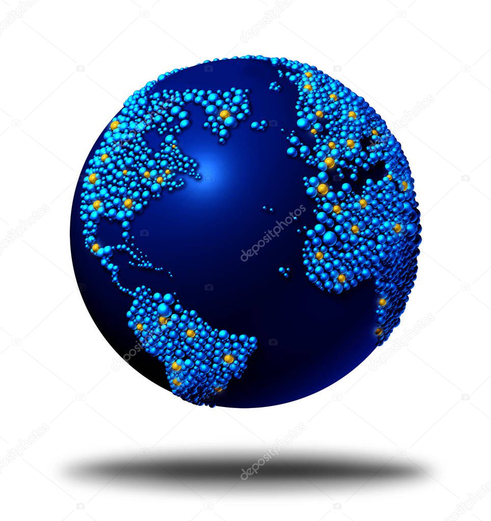 Conexiones globales y concepto de símbolo de comunicaciones con un ...