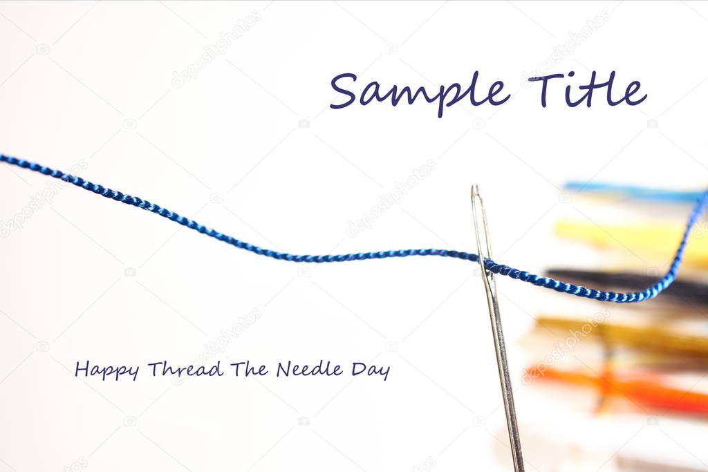 ¿Puedes coser? Thread The Needle Day es una oportunidad para quitar el ...