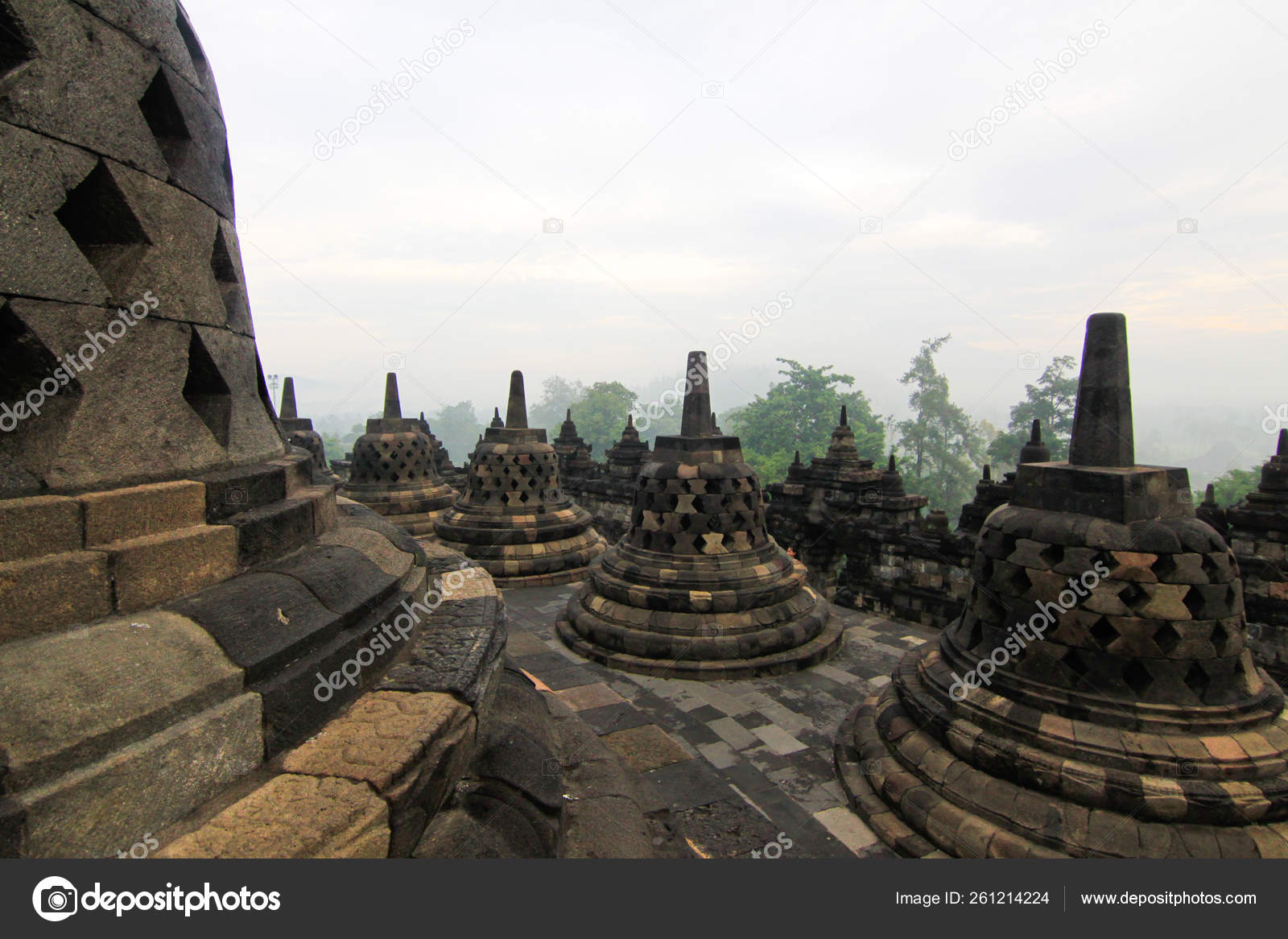 Borobudur Temple Yogyakarta Java Island Indonesia — Stock Photo ...