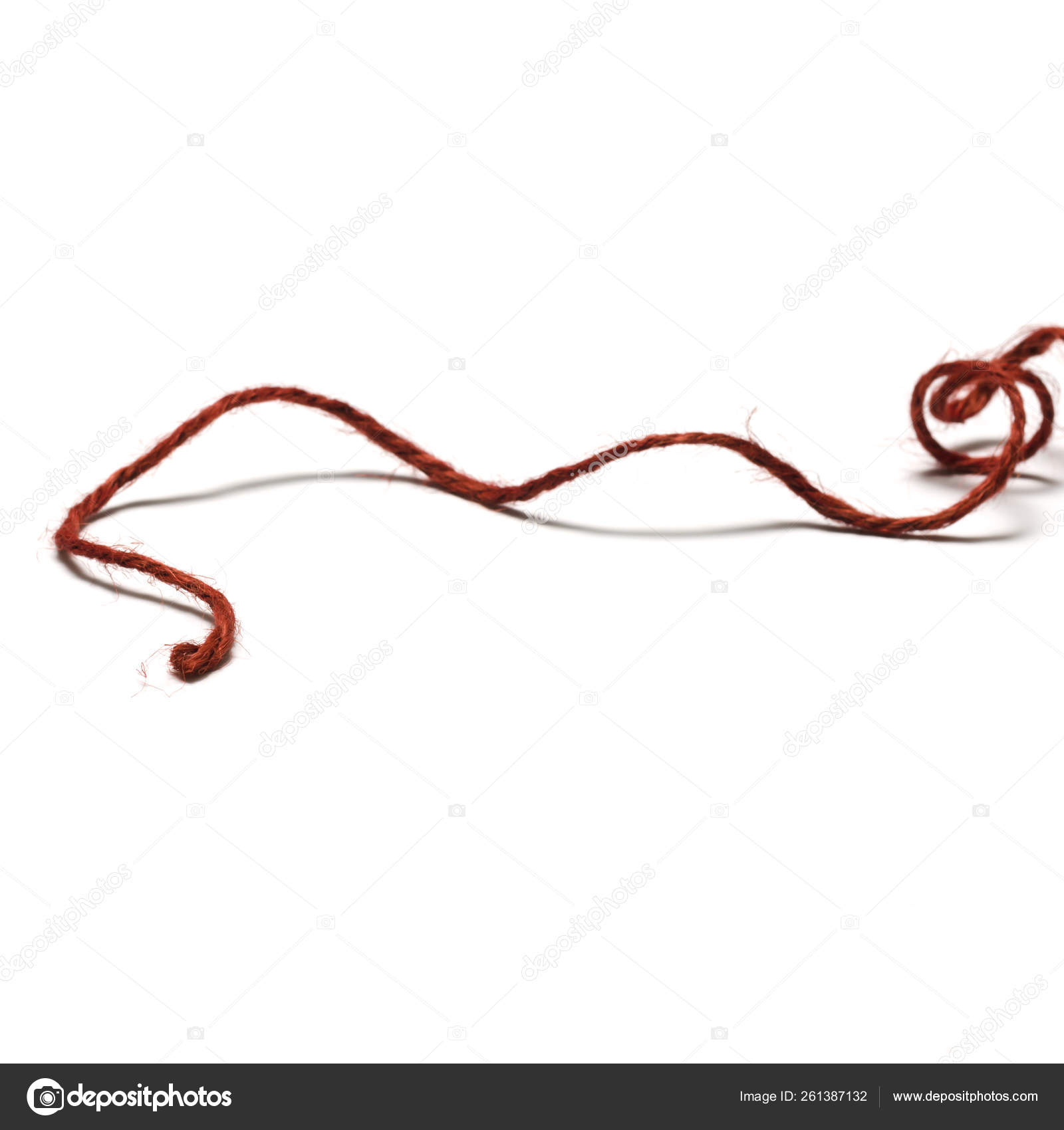 Red Rope White Background Stock Photo by ©YAYImages 261387132