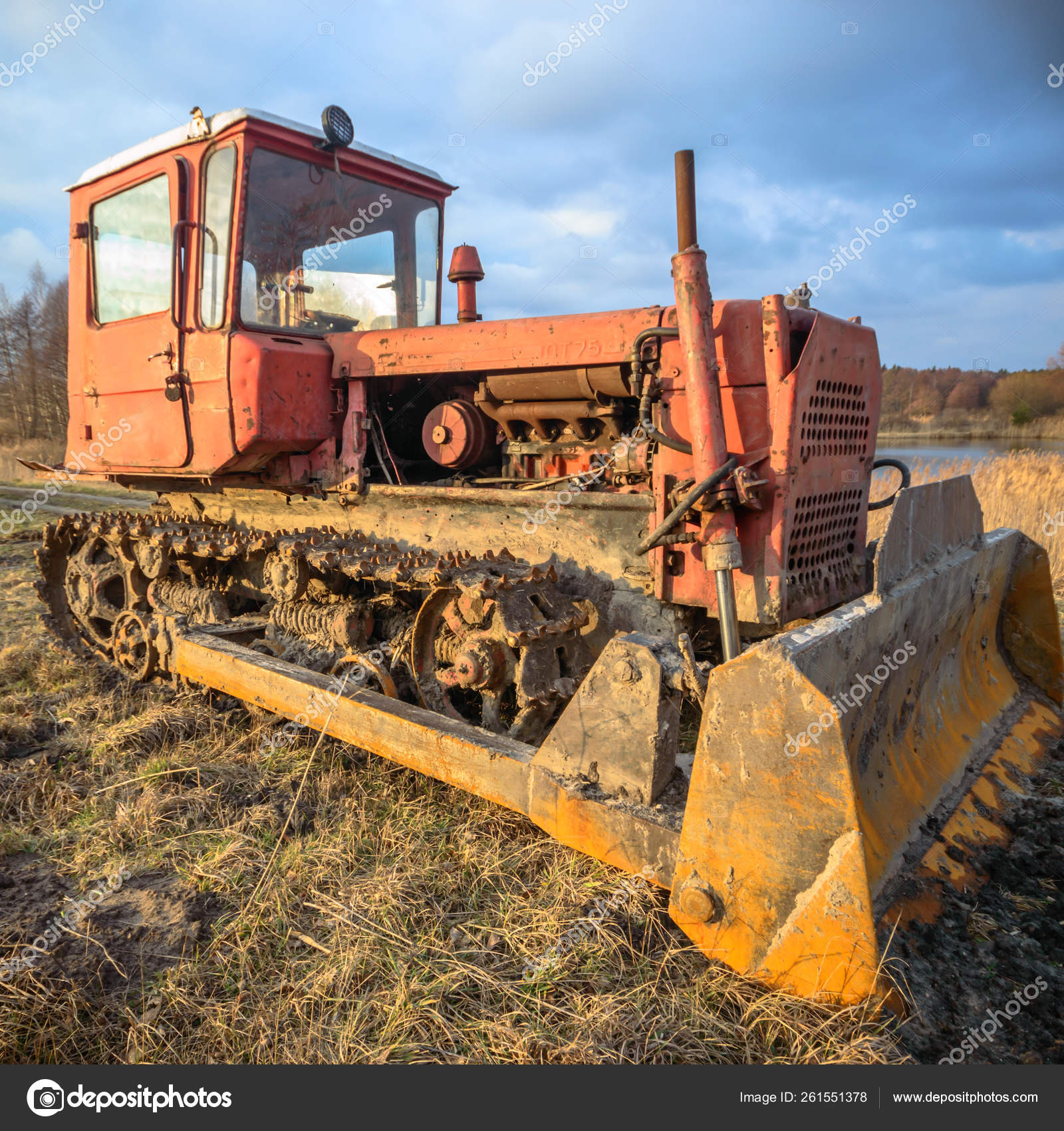 Digger Old Heavy Duty Construction Equipment Industrial Series Stock ...