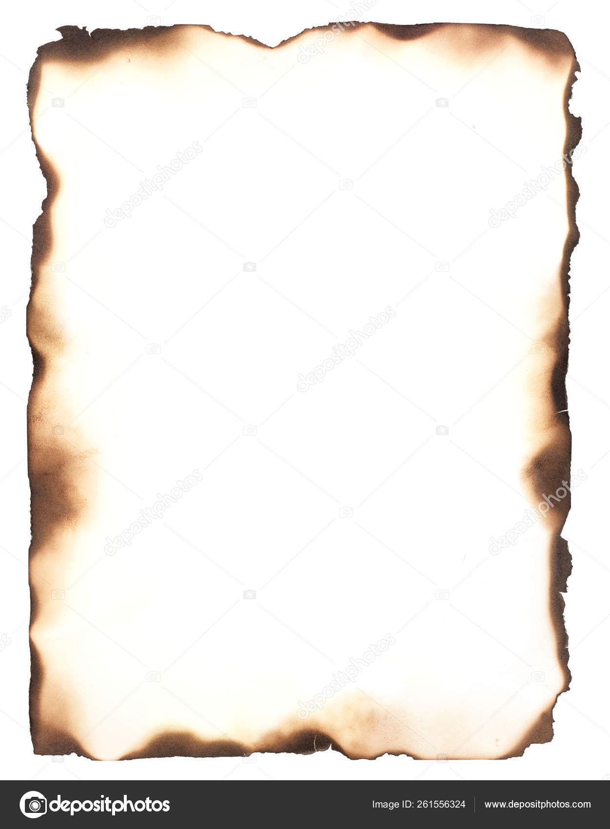 Burnt Paper Square