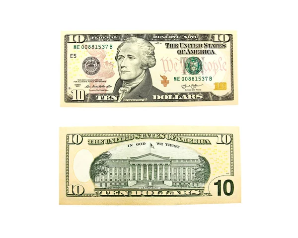 10 Dollar Bill Front And Back