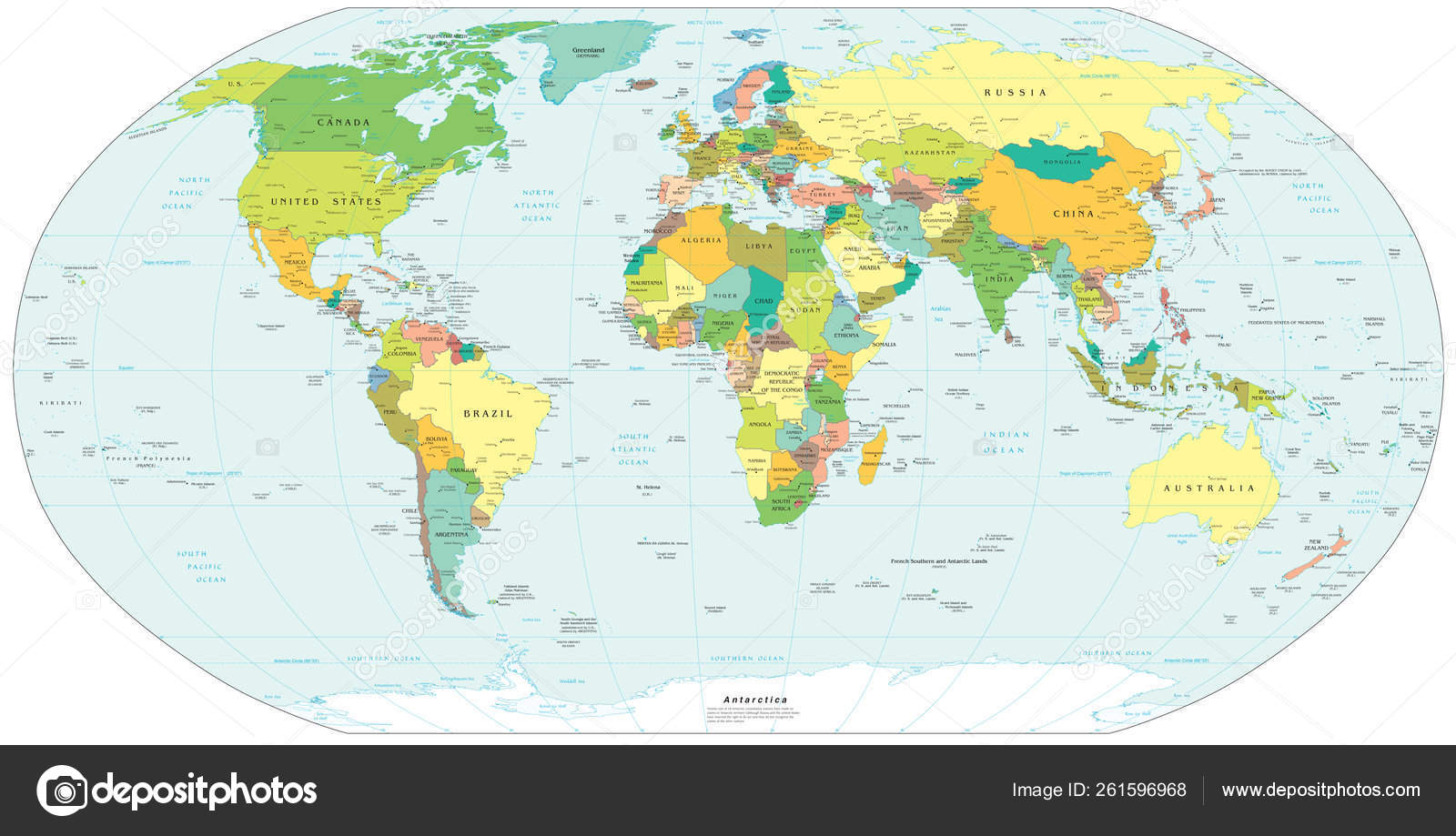 Colour World Globe Map Stock Photo by ©YAYImages 261596968