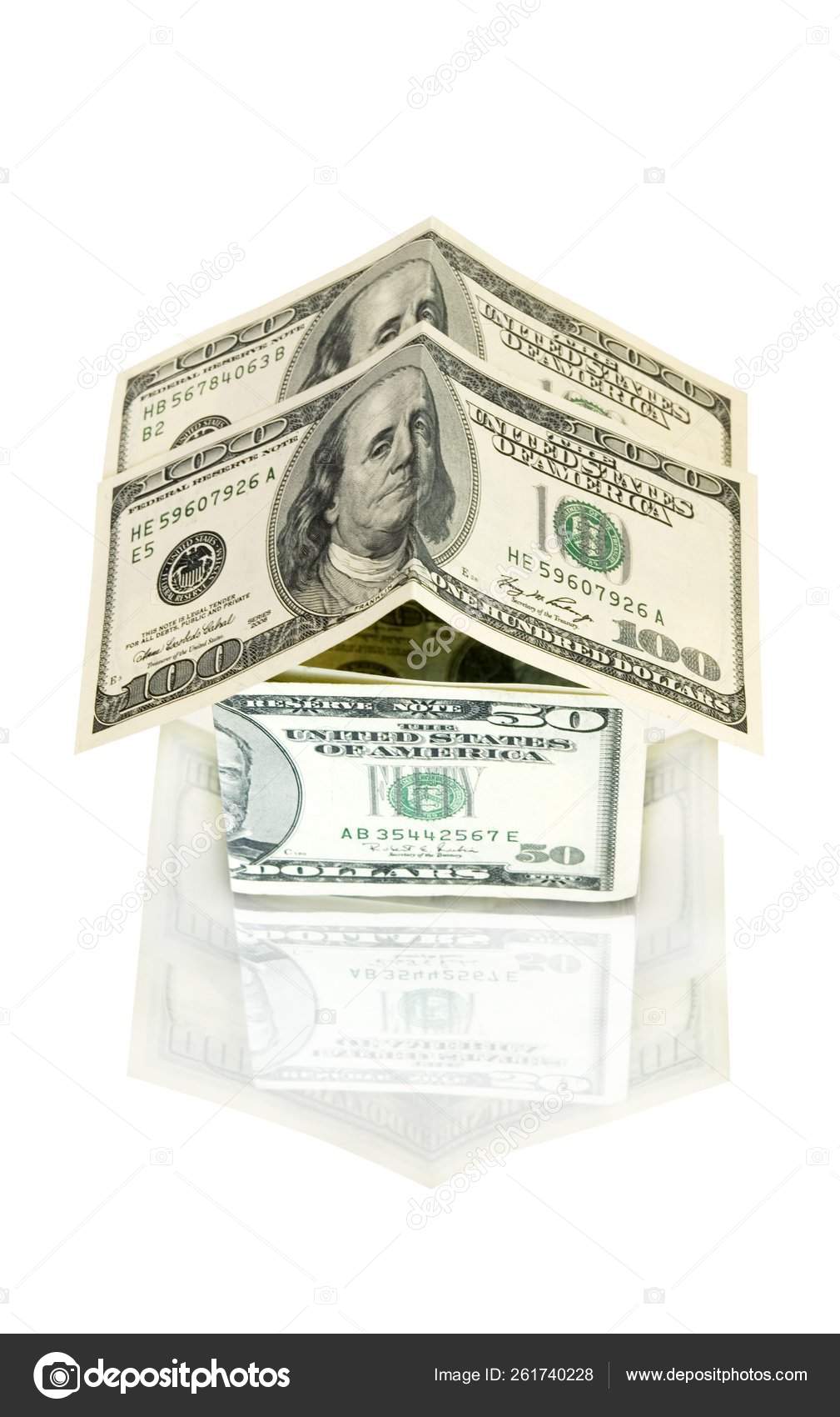 Money House White Background — Stock Photo © YAYImages #261740228
