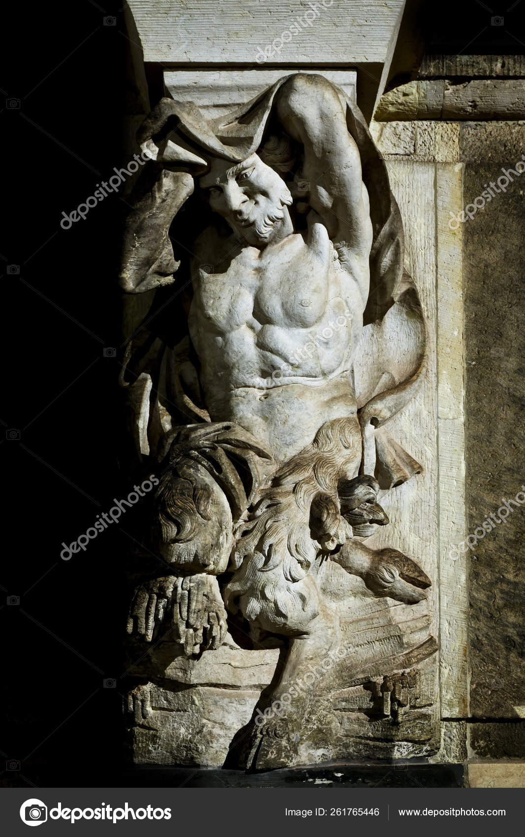 Image Satyr Statue Dresden – Stock Editorial Photo © YAYImages #261765446