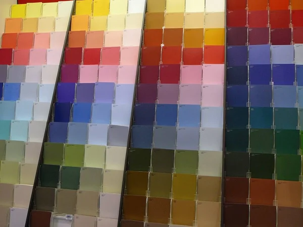 Paint Color Swatches Display Painting Store Shop Interior Designers ...