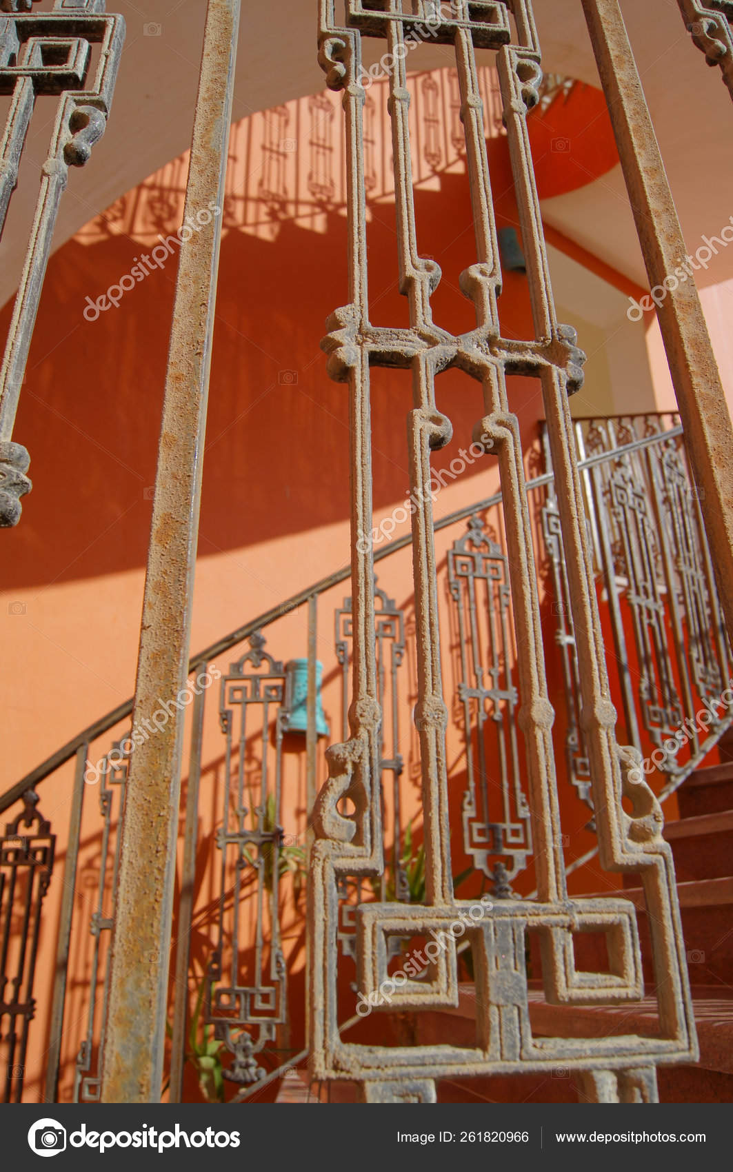 Arabic Architecture Details Iron Stairs Stock Photo by ©YAYImages 261820966