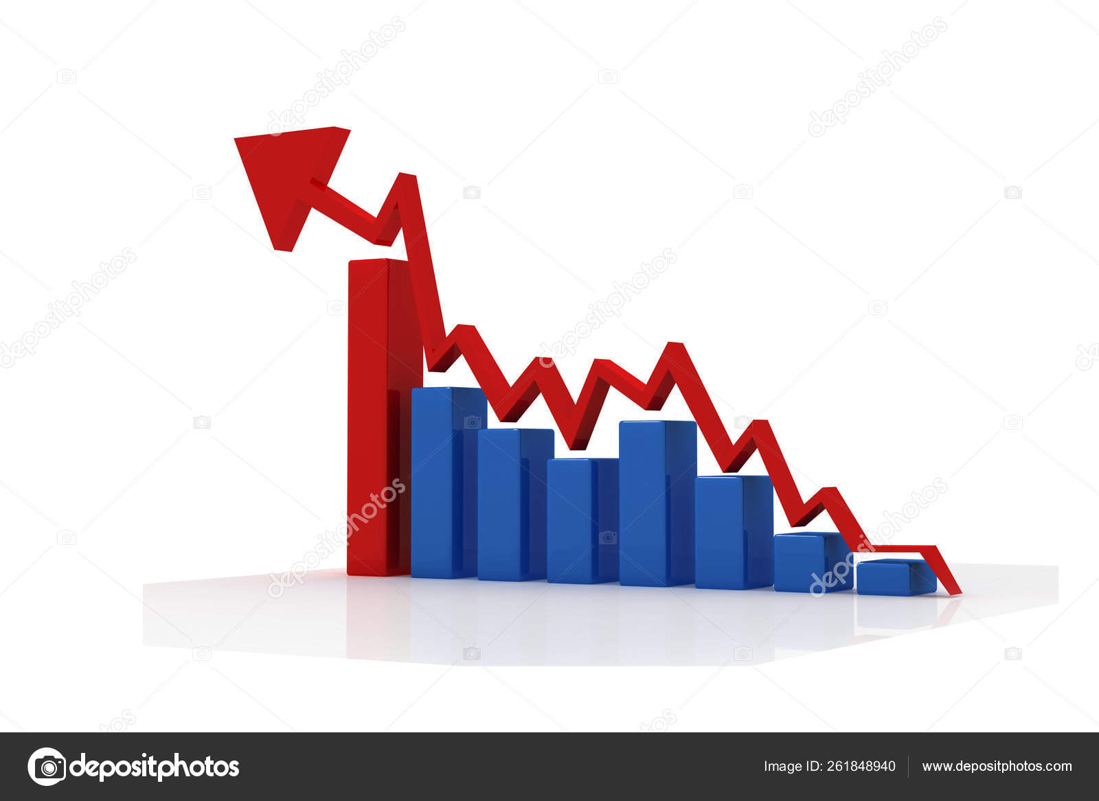 Business Graph Illustration Chart Statistics Stock Photo by ©YAYImages ...