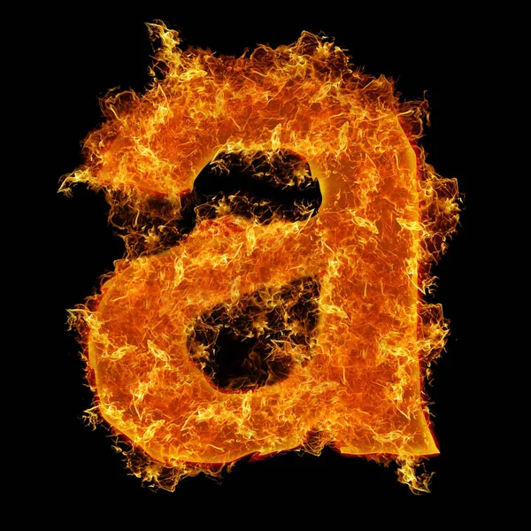 Fire Letter Black Background Stock Photo by ©YAYImages 262708606