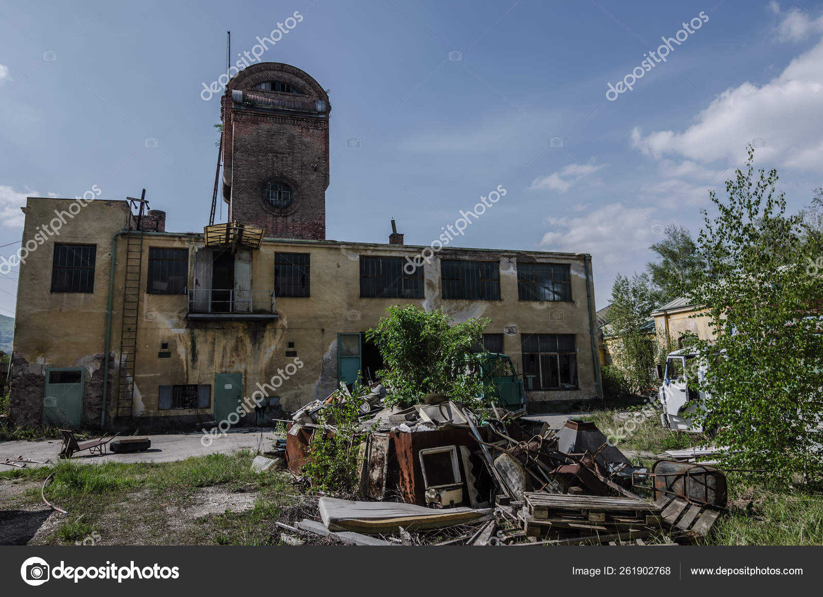 Old Abandoned Factory Iron Processing Stock Photo by ©YAYImages 261902768