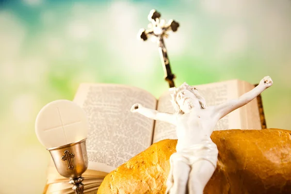 Christian Holy Communion Bright Background Saturated Concept Stock ...