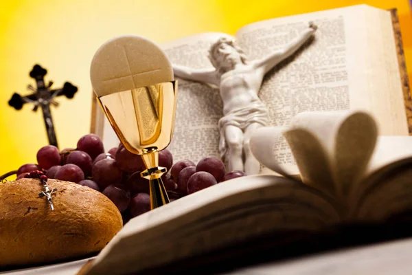 Christian Holy Communion Bright Background Saturated Concept Stock ...