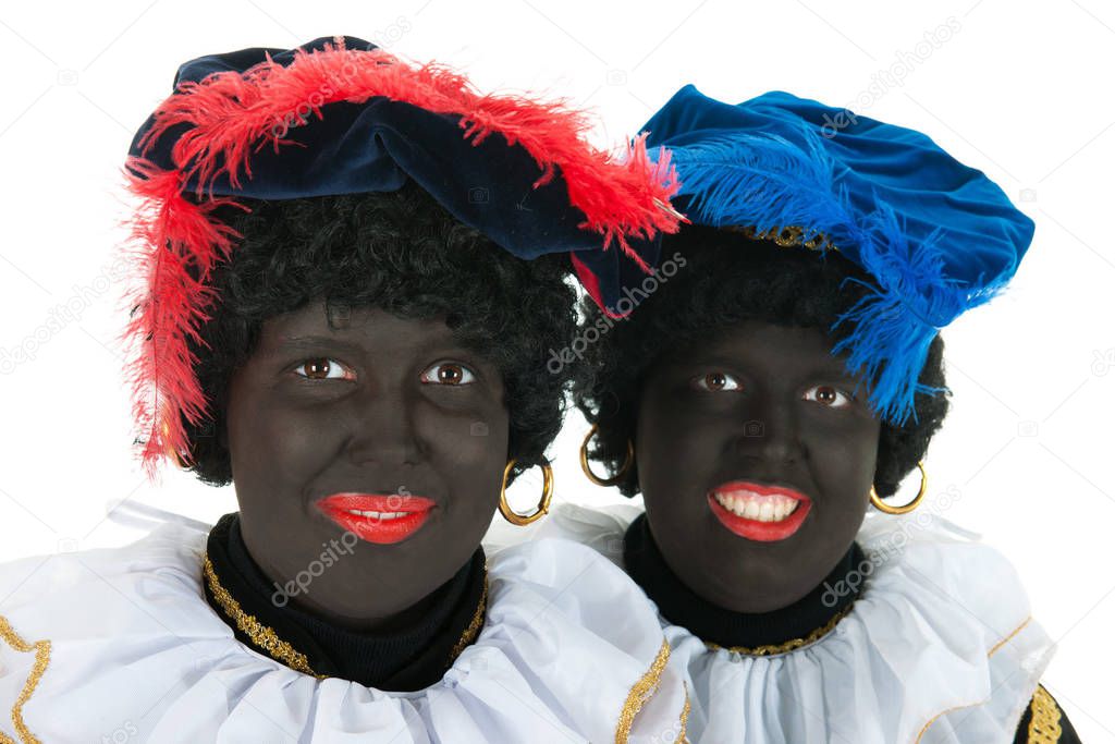 Personajes holandeses como petes negros para las típicas vacaciones de ...