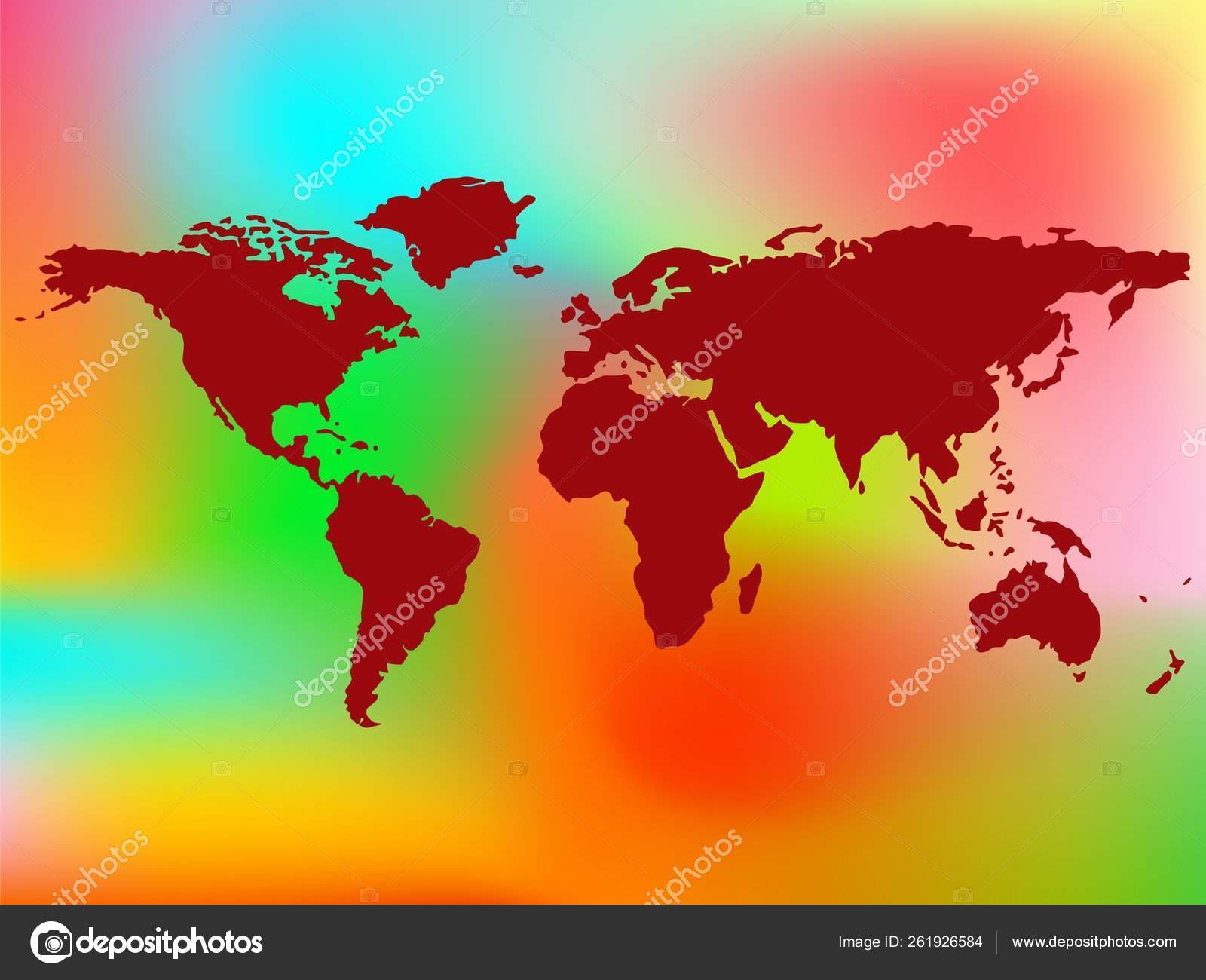 World Map Abstract Background Vector Art Illustration Stock Photo by ...