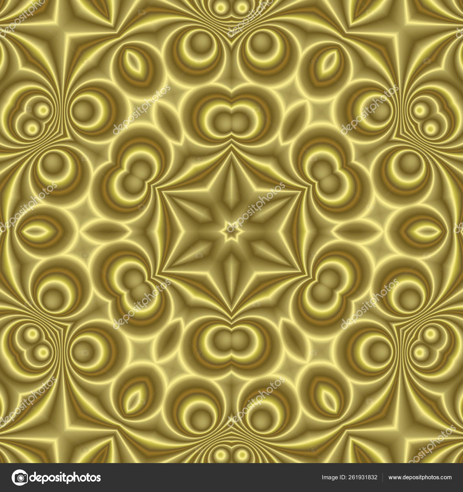 Seamless Tileable Background Tile Floral Retro Look Stock Photo by ...