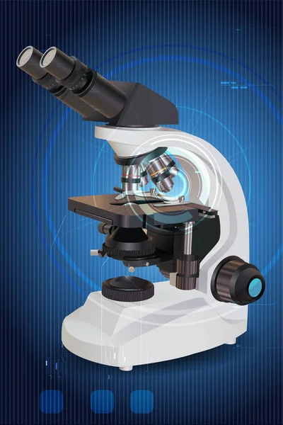 Illustration Microscope Abstract Vector Background Stock Photo by ...