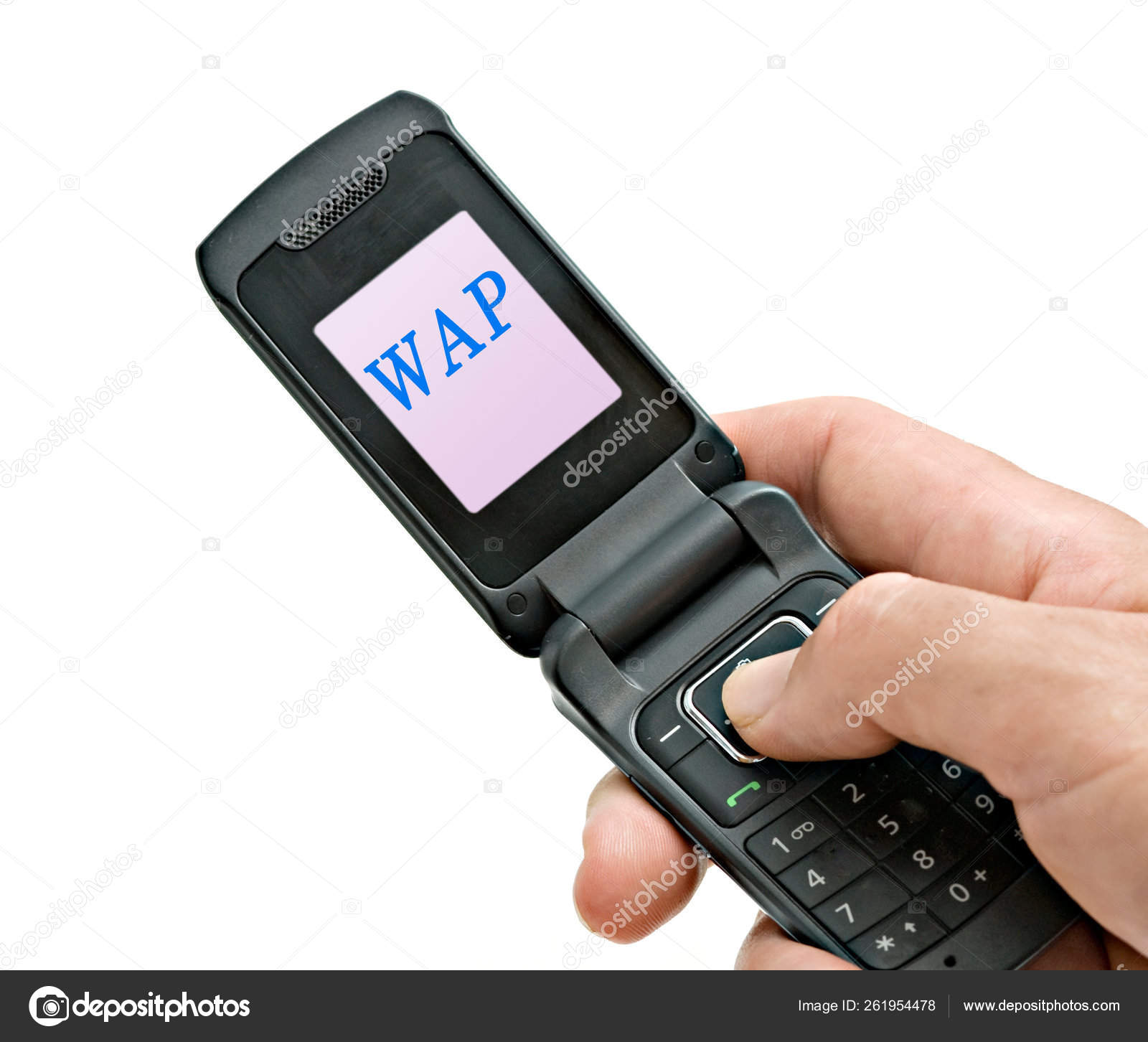 Mobile Phone Wap Shown Its Screen Stock Photo by ©YAYImages 261954478