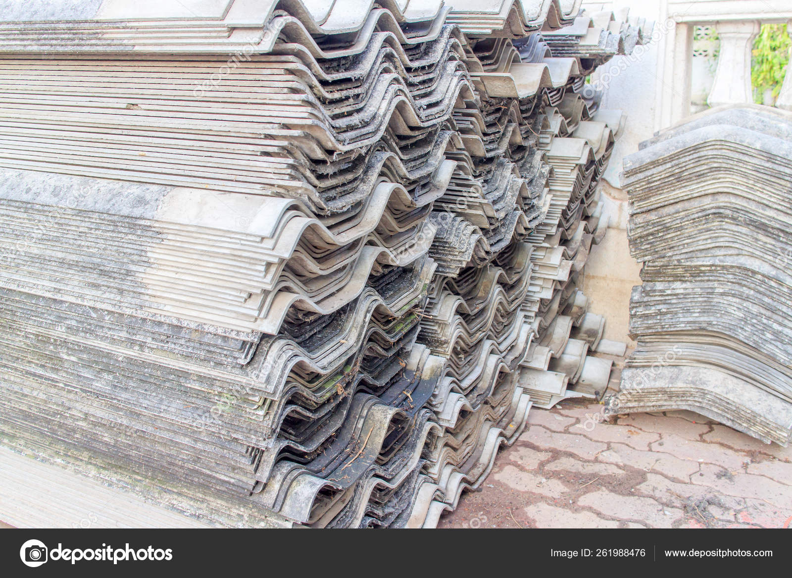 Stack Gypsum Roof Sheet Preparing Construction Stock Photo by ...