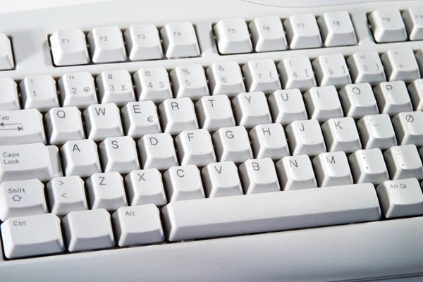 Stylish Keyboard Computer White Background Stock Photo by ©YAYImages ...