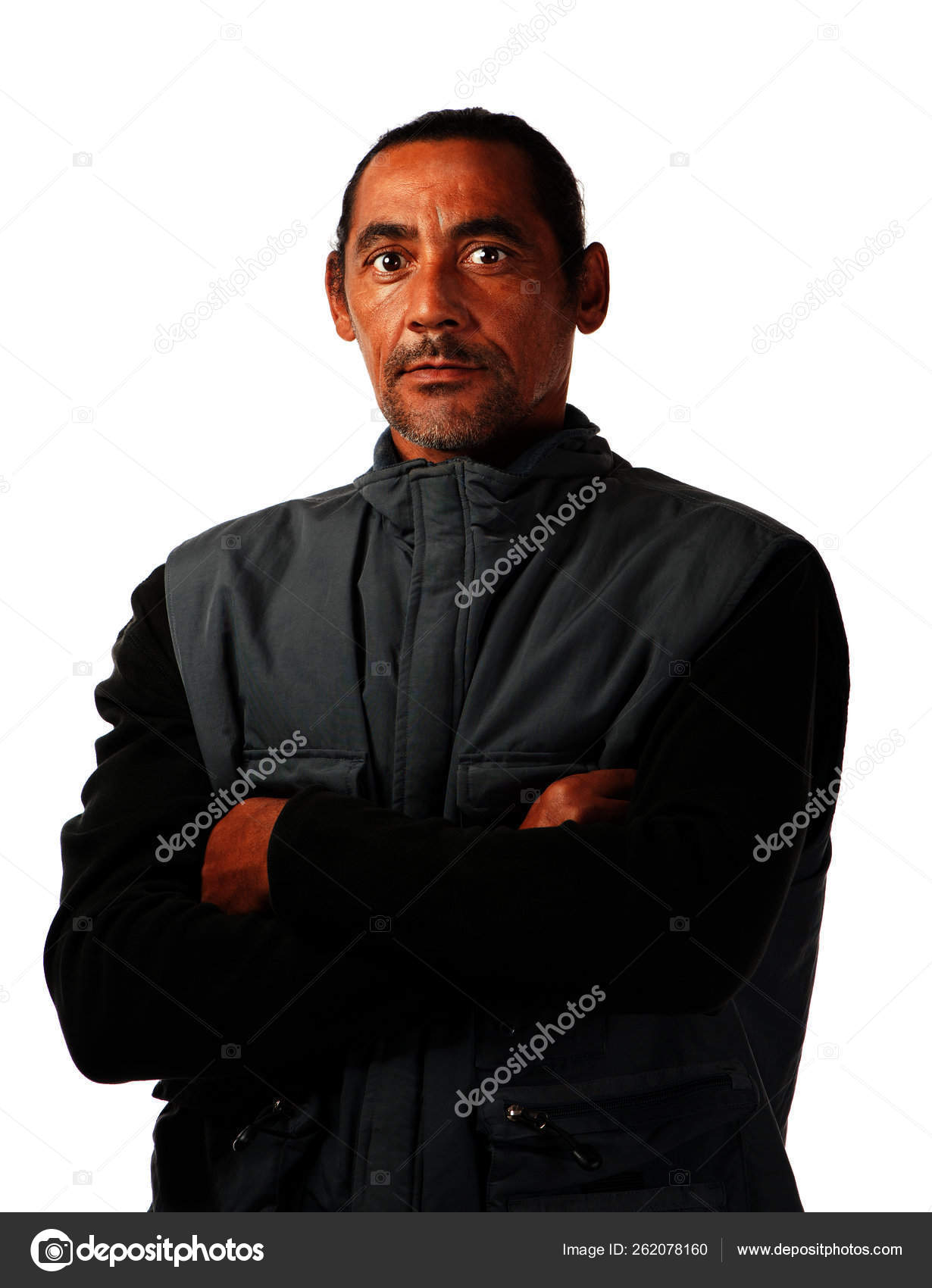 Stern Faced Man Attitude Stands Upright Stock Photo by ©YAYImages 262078160