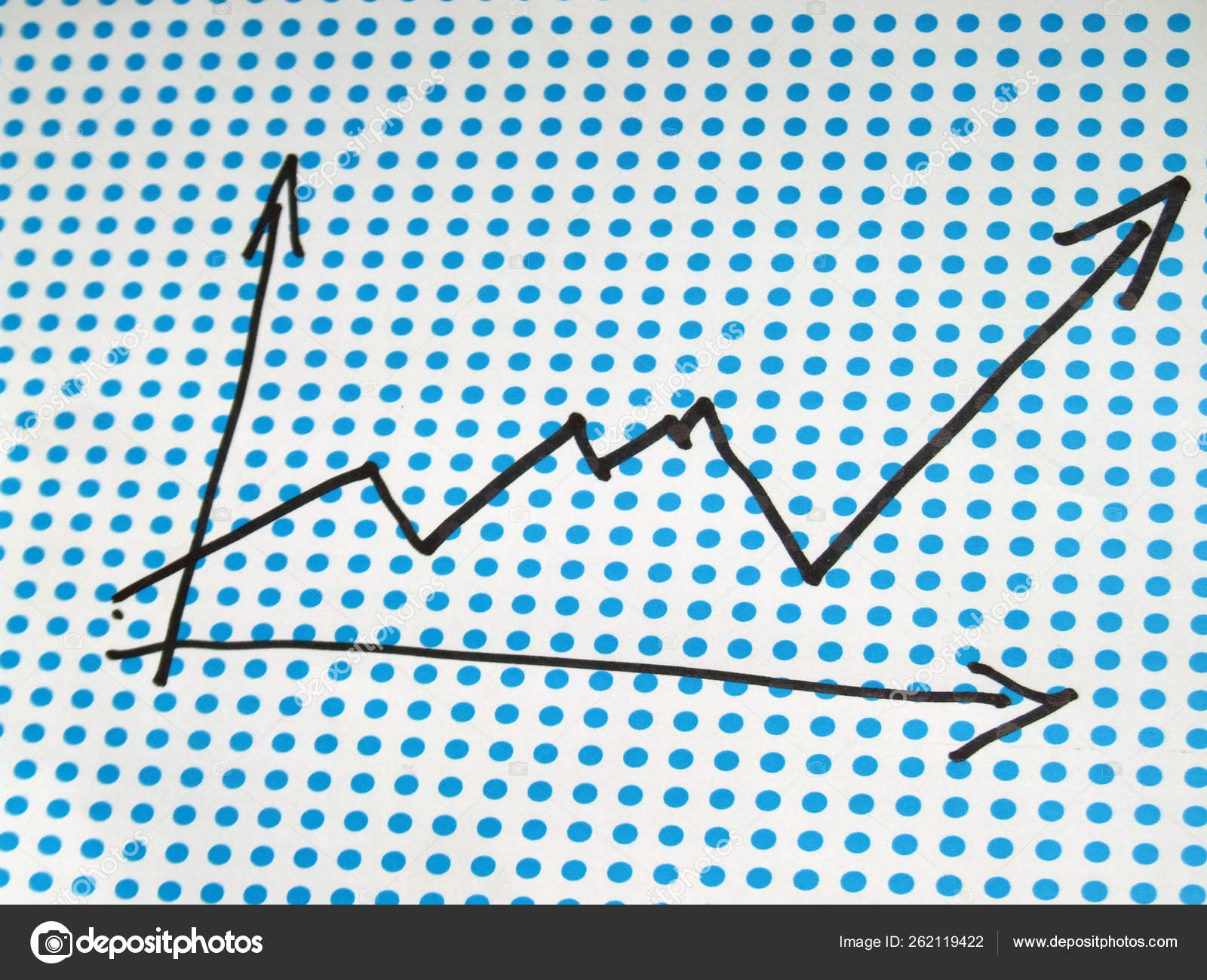 Graph Drawing Dotted Background Stock Photo by ©YAYImages 262119422