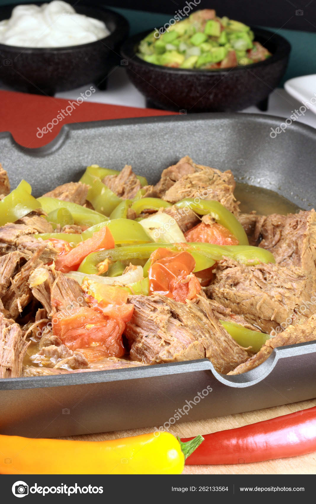 Perfectly Made Mexican Machaca Beef Delicious Aromatic Slow Cooked Hot ...