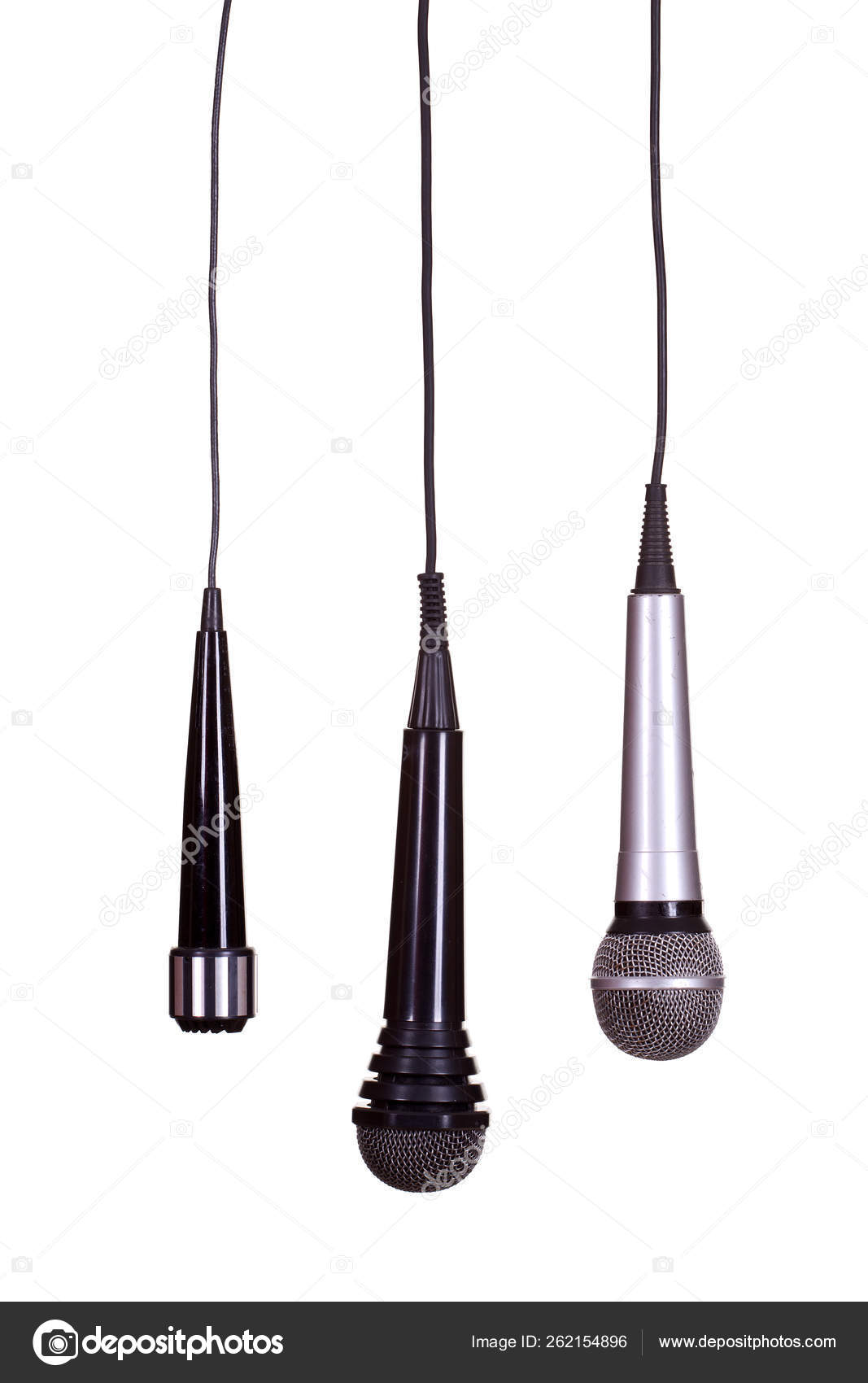 Microphone Isolated White Background Stock Photo by ©YAYImages 262154896