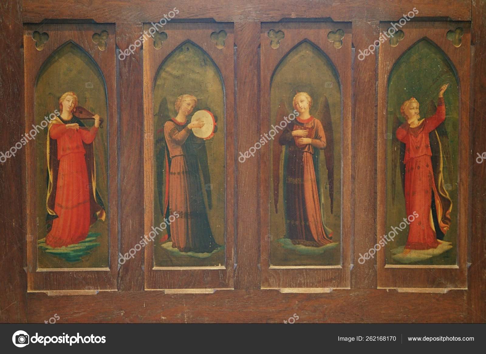 Old Altar Panel Front English Country Church Stock Photo by ©YAYImages ...