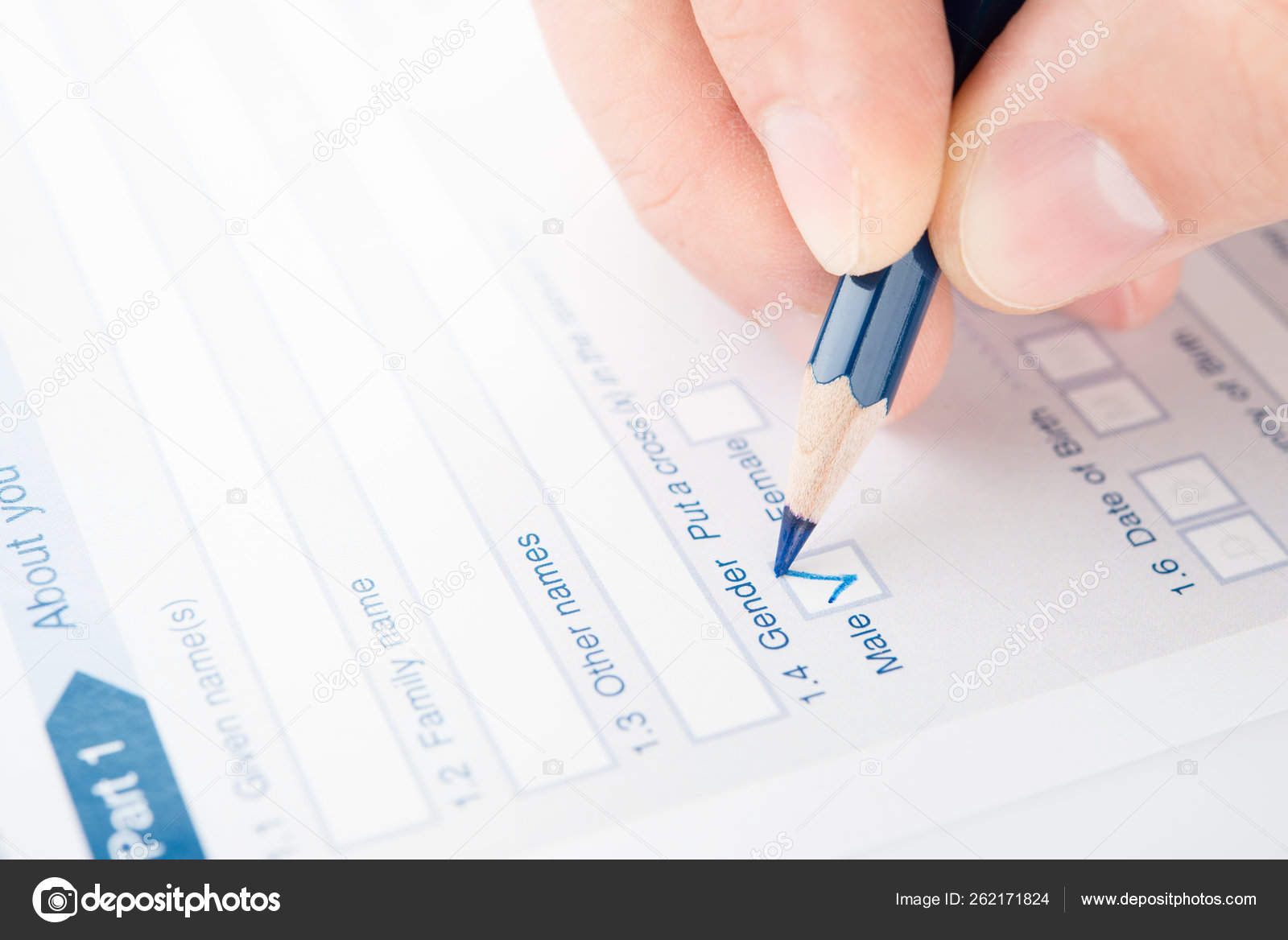 Filling Checkbox Questionnaire Stock Photo by ©YAYImages 262171824