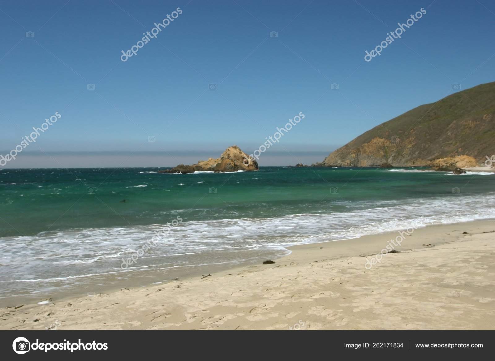 Big Sur Sparsely Populated Region Central California United States ...