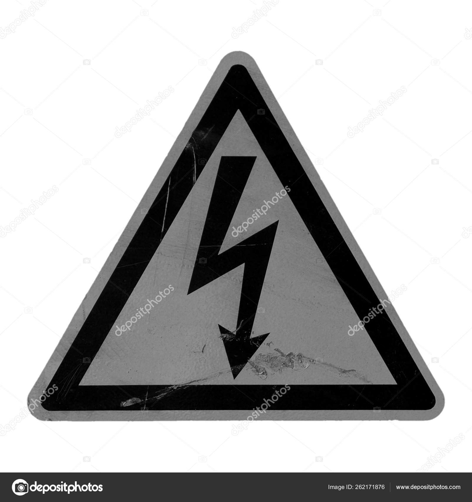 Signal Danger Death Electrocution Electric Shock Stock Photo by ...
