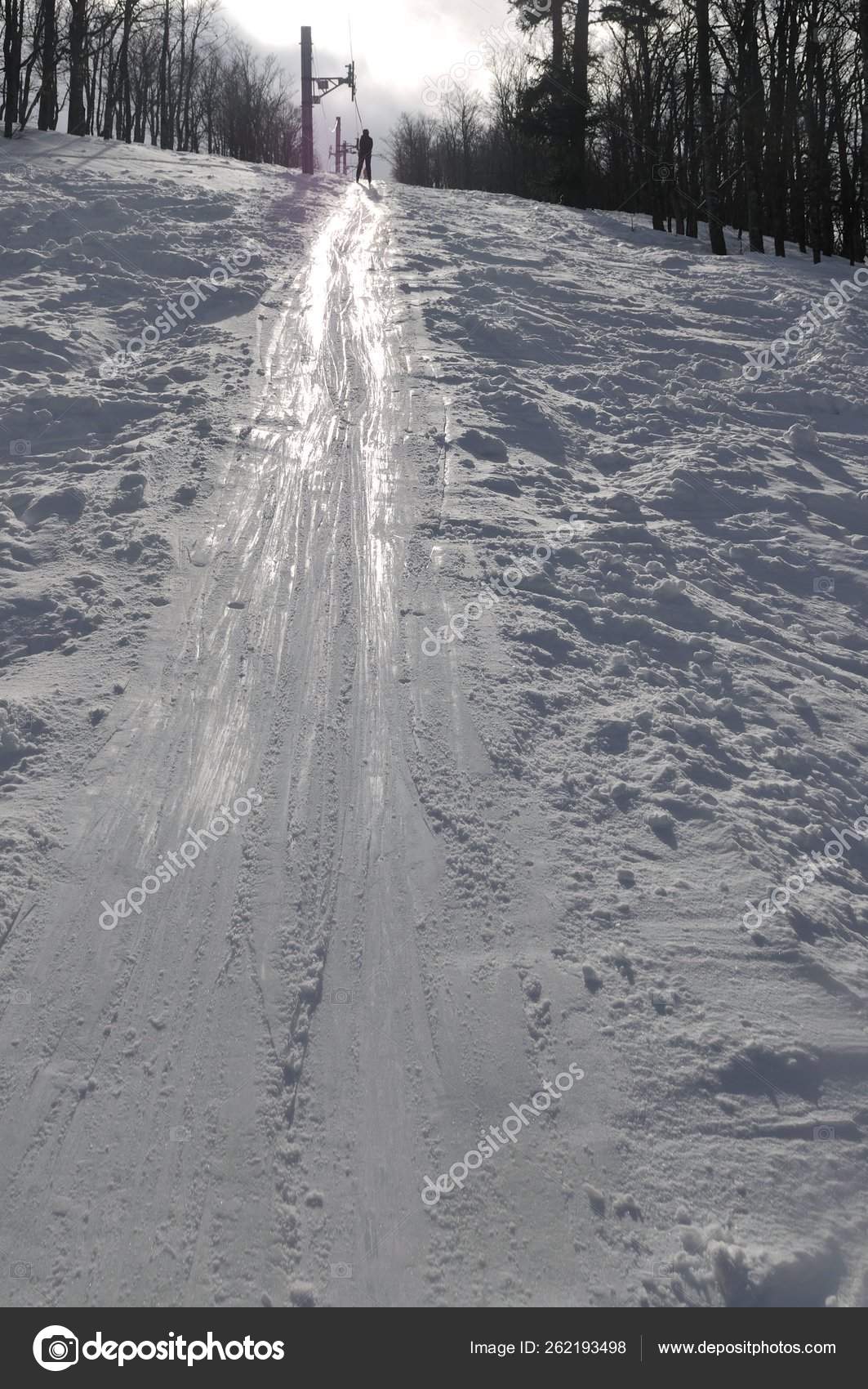 Beautiful Winter Season Landscape Ice Snow Hard Winds — Stock Photo ...