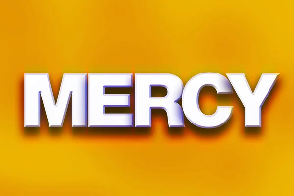 Mercy word art | Mercy Concept Colorful Word Art — Stock Photo ...