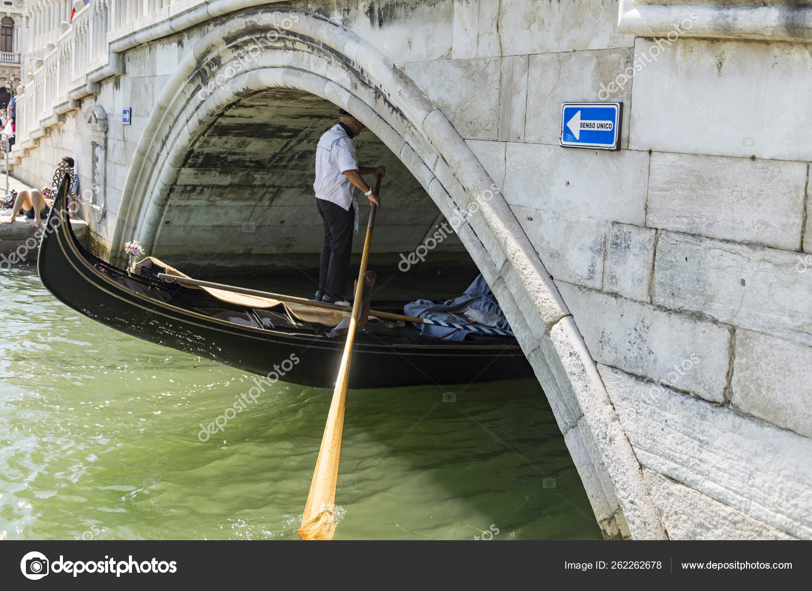 Bridge Canal Floating Gondola Canal Floating Gondola Venice Italy ...