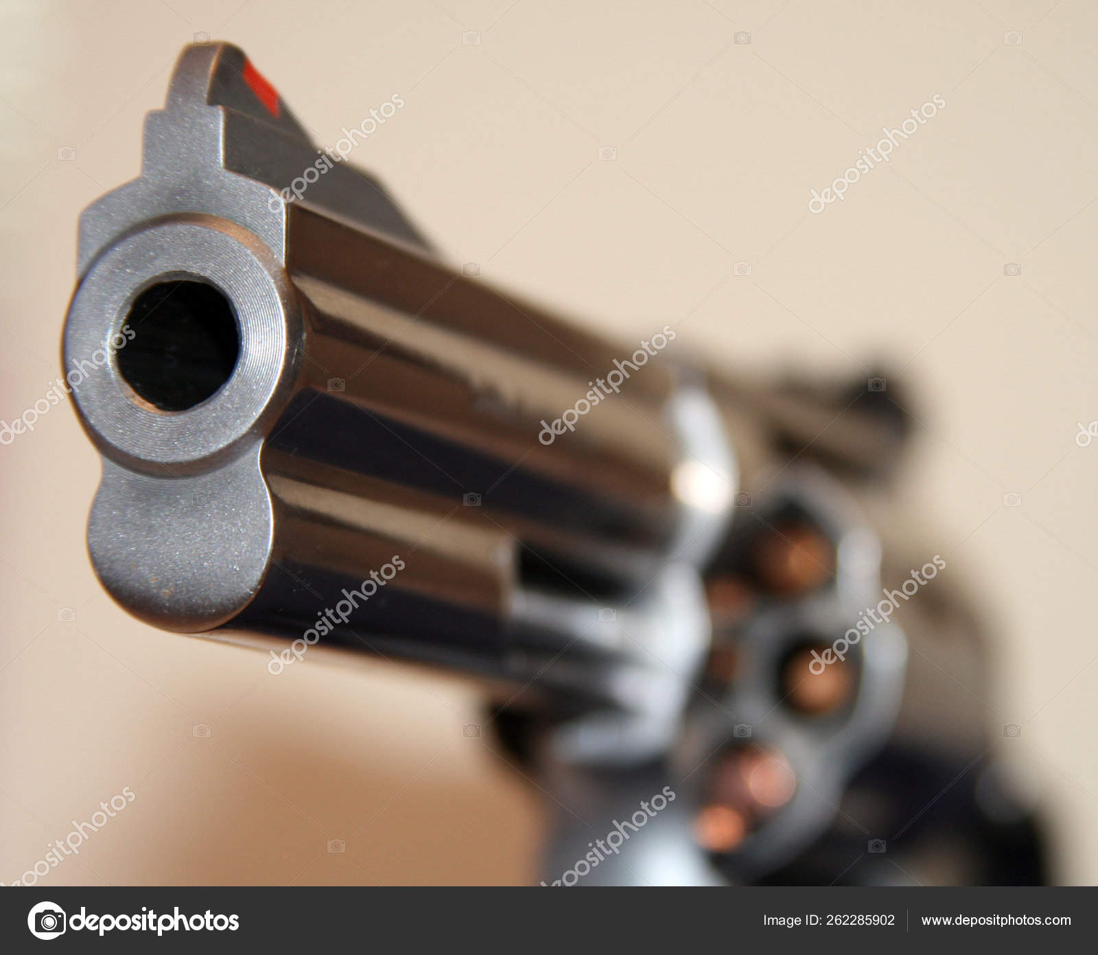 Loaded Revolver Barrel