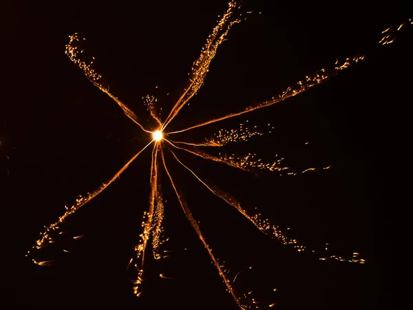 Firework Exploding Night Sky Background Stock Photo by ©YAYImages 260470592