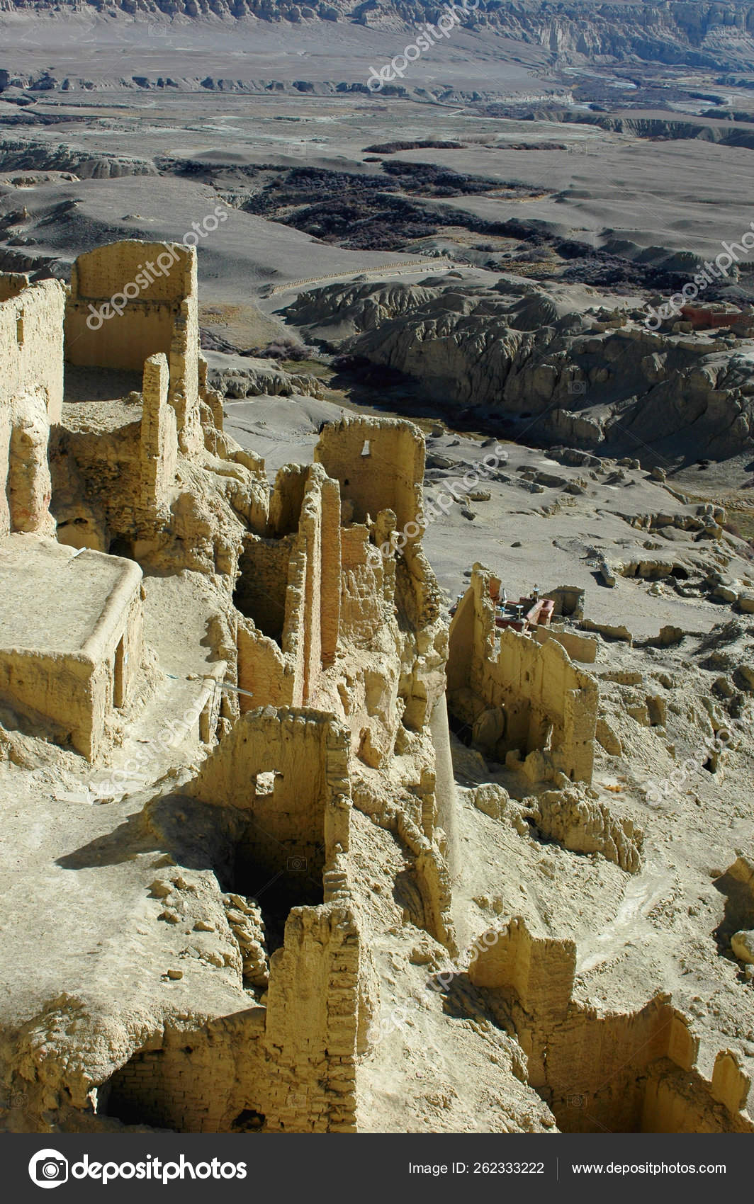 Relics Ancient Castle West Tibet — Stock Photo © YAYImages #262333222