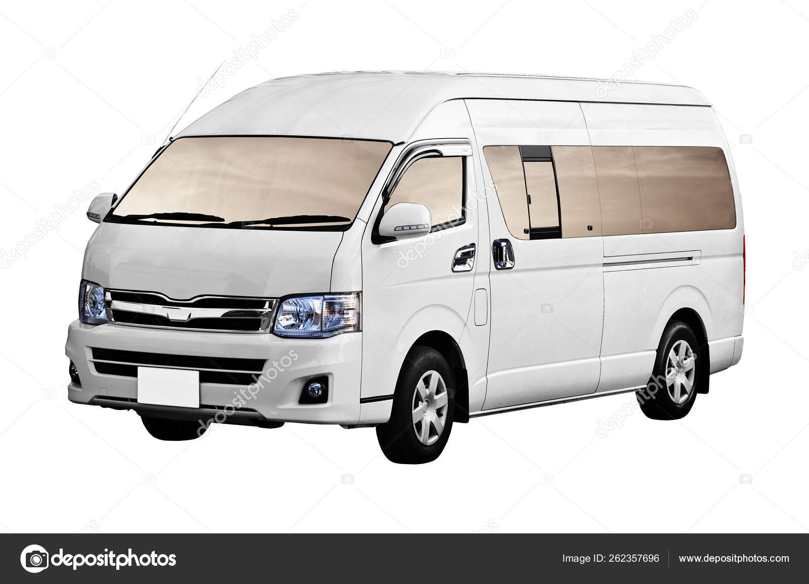 Minibus Isolated White Background Stock Photo by ©YAYImages 262357696