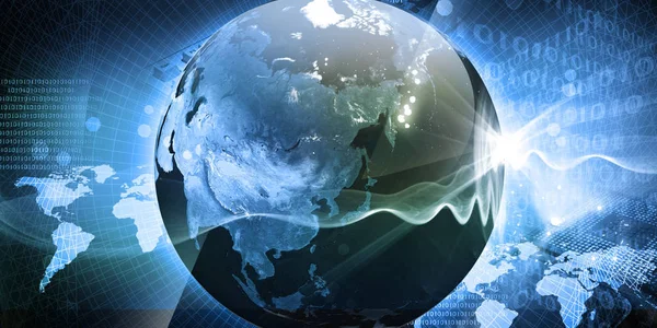 Green Earth Globe Continents Transparent World Map Dark Background ...