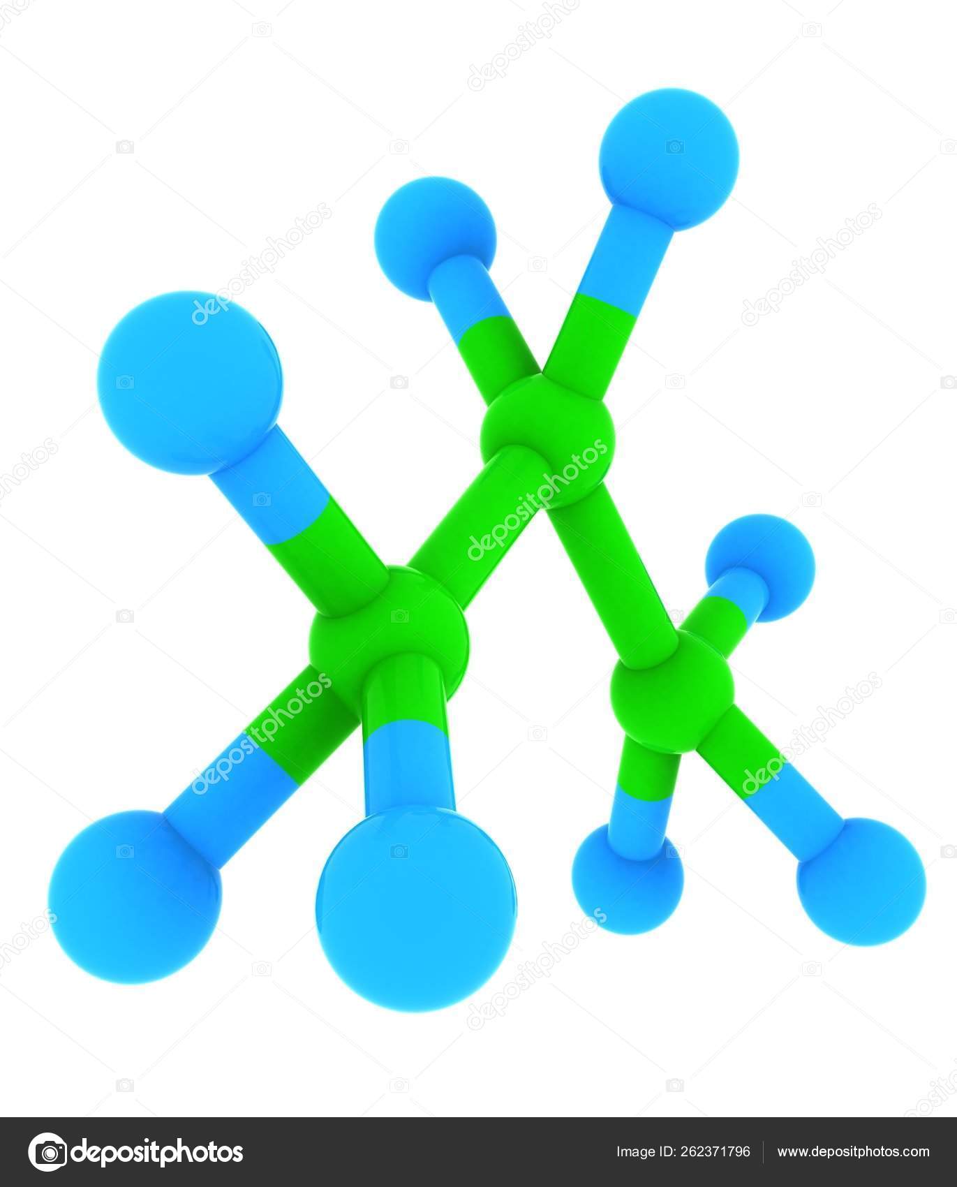 Isolated Model Propane C3H8 Molecule Stock Photo by ©YAYImages 262371796