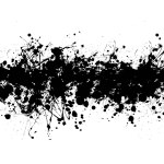 Black Paint Splatter Stock Vector by ©ArenaCreative 9295672