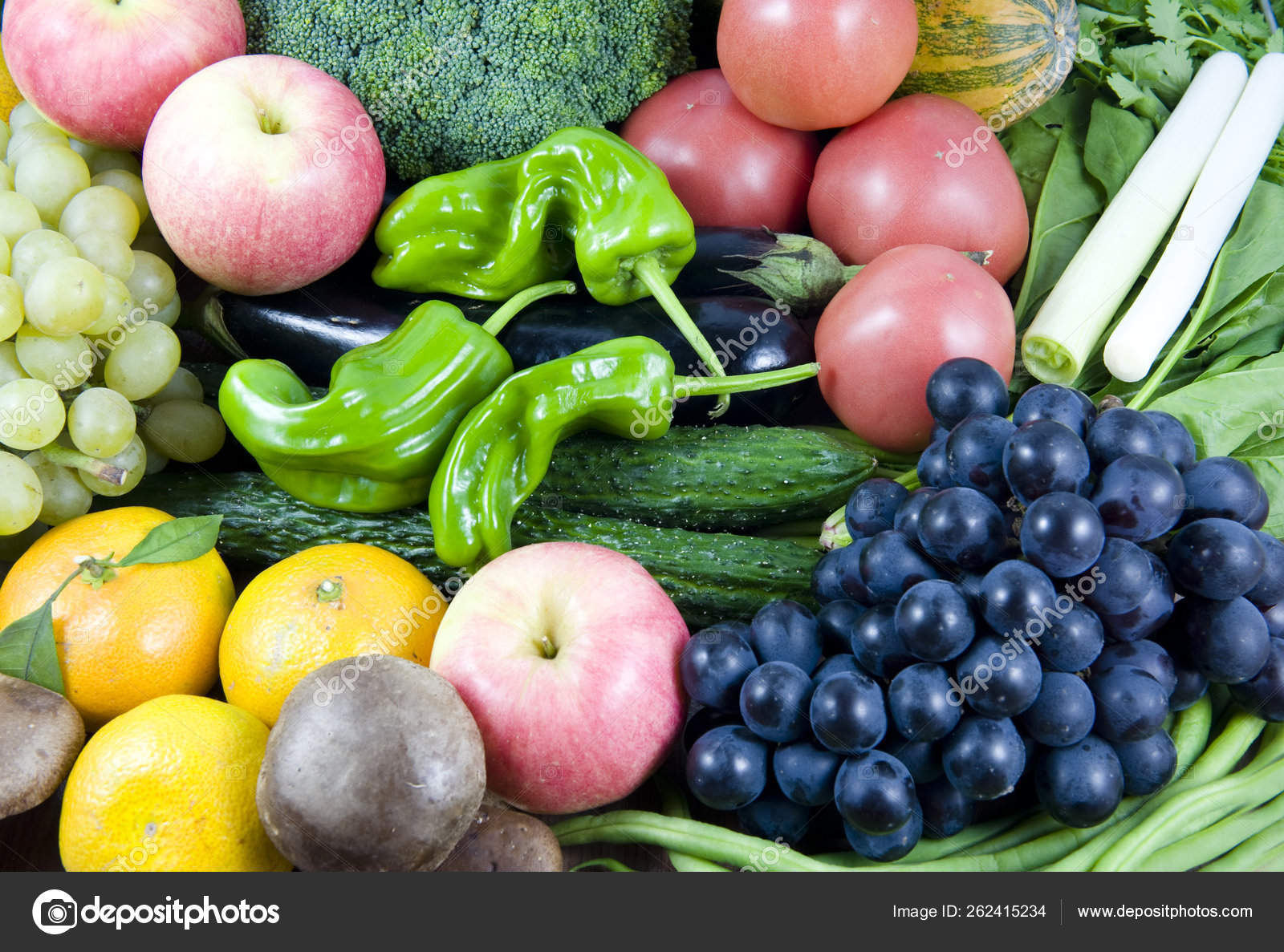 All Kinds Fruit Vegetable Stock Photo by ©YAYImages 262415234